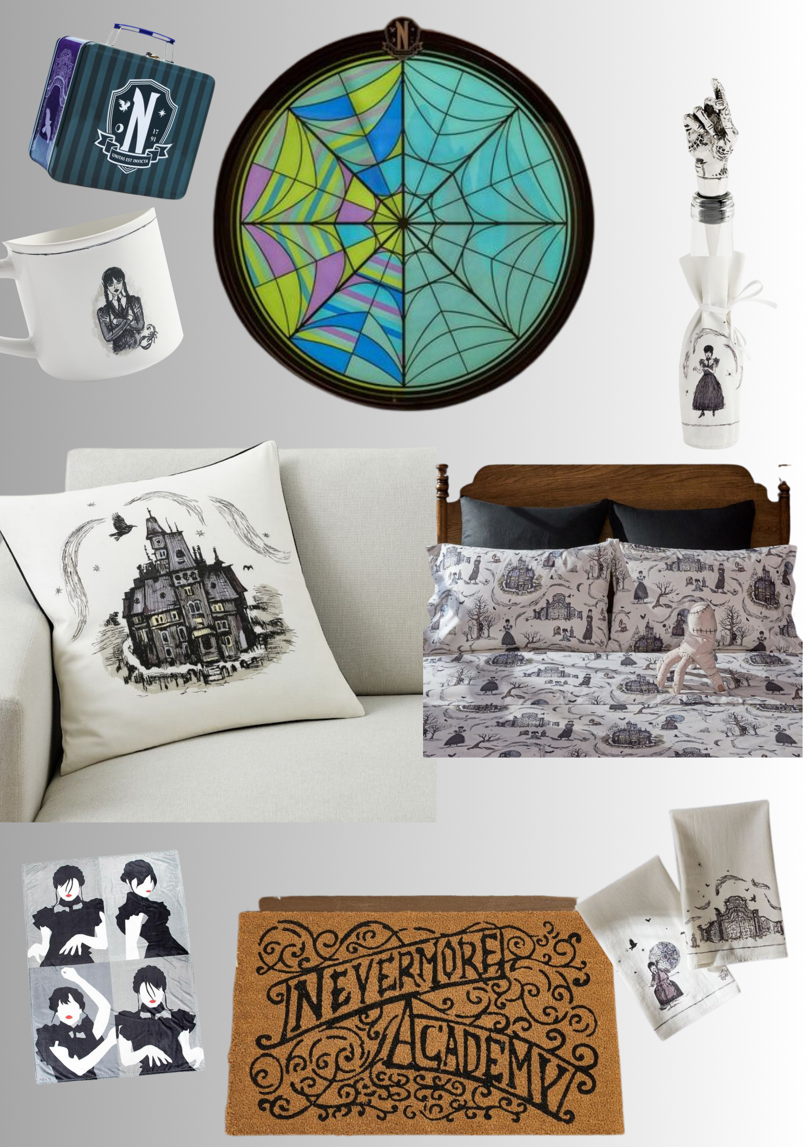 Wednesday Addams' Gift Guide for the Darkly Delightful - retrorae.com