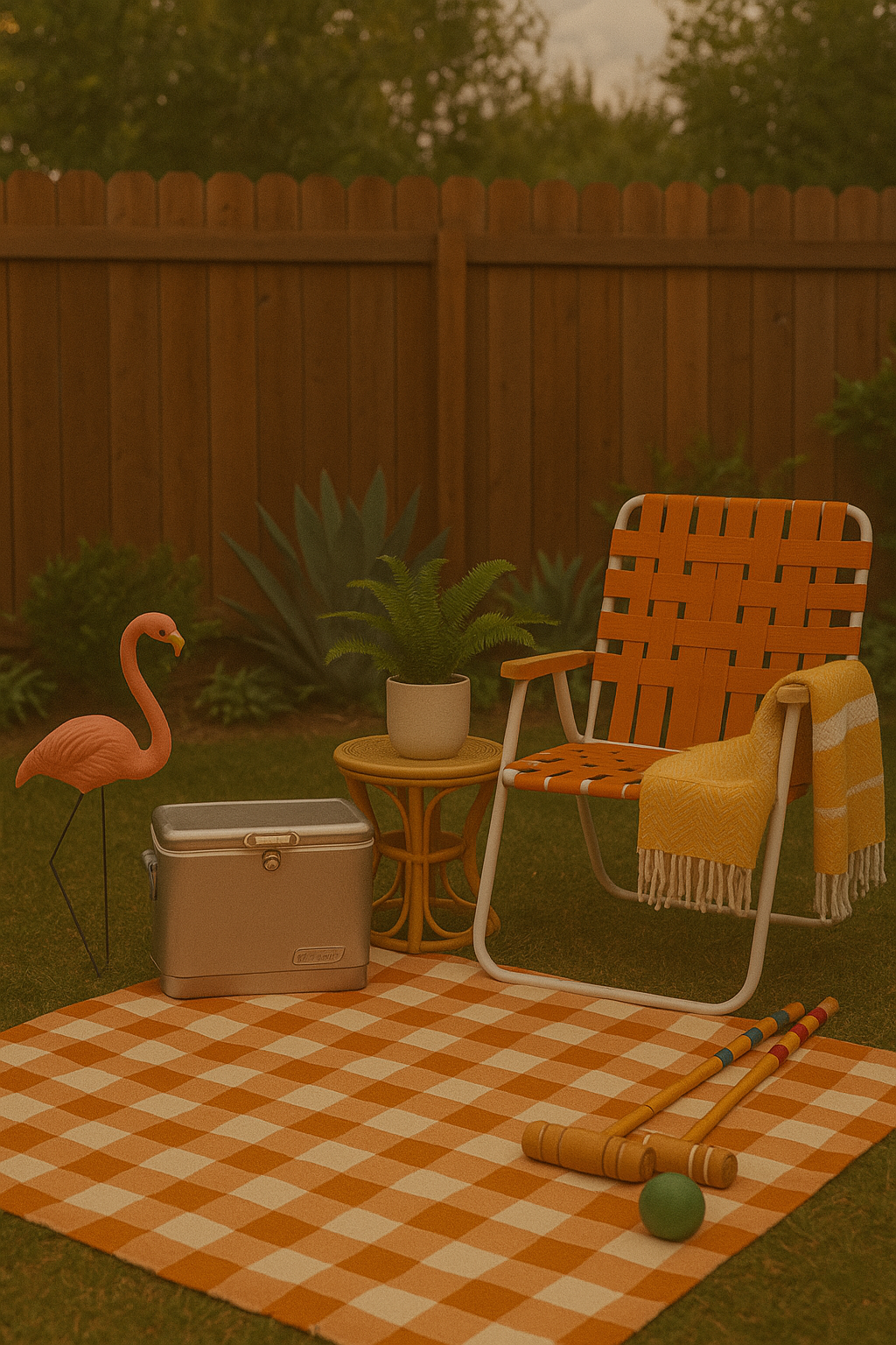 🌞 Swing into Summer: Creating a 1960s-Inspired Backyard Oasis ...